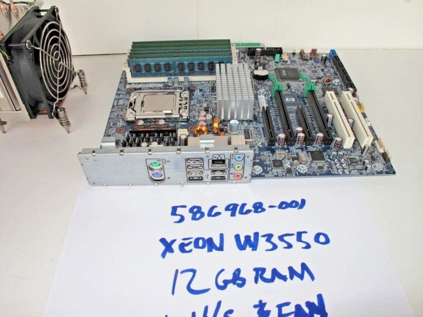 HP Z400 Motherboard With Xeon W3550 + 12GB Ram 586968-001 - ZOMBIE ...