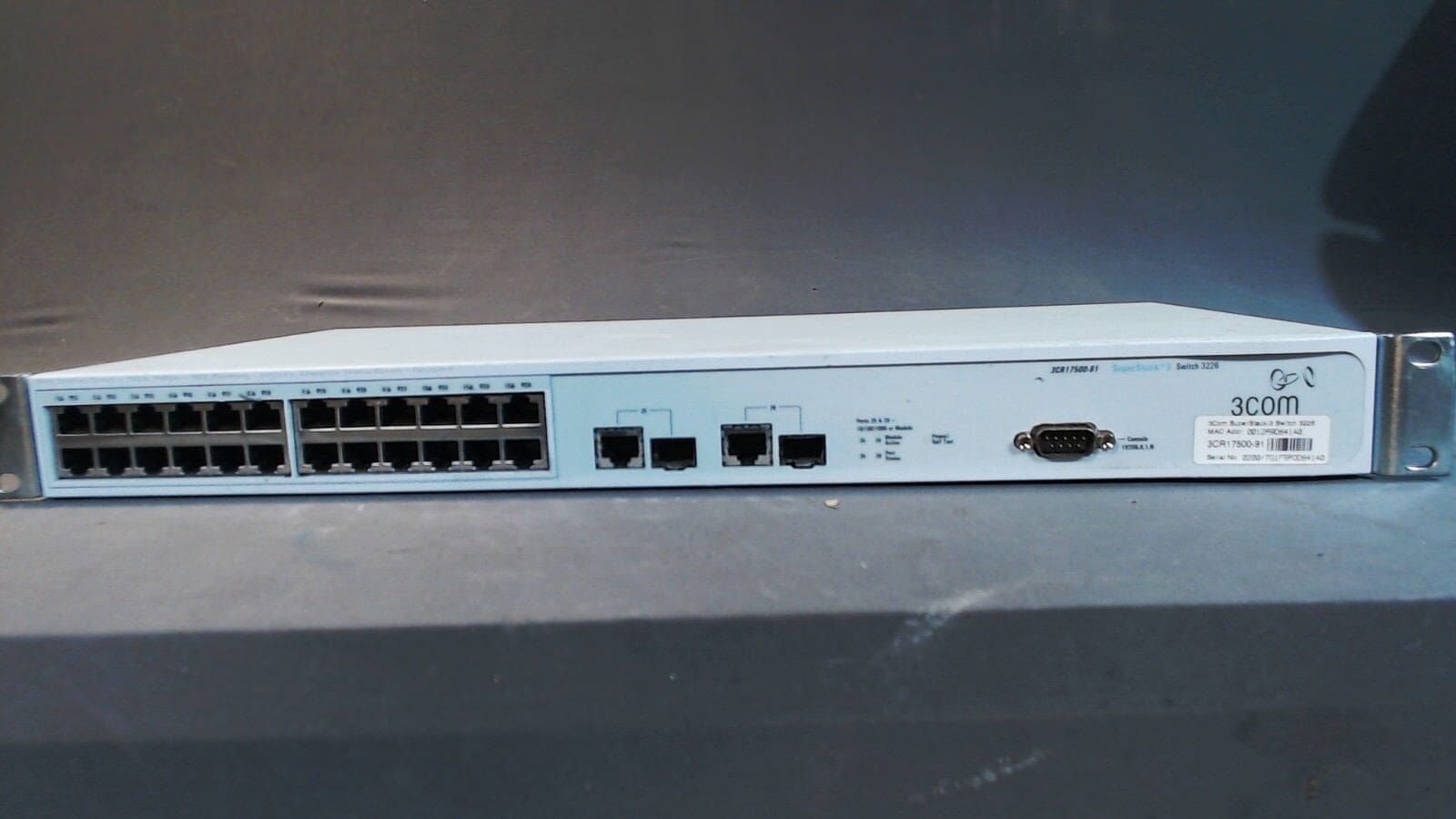 3COM Superstack 3 Switch 3226 24-Port 10/100 2-Port 10/100/1000 ...