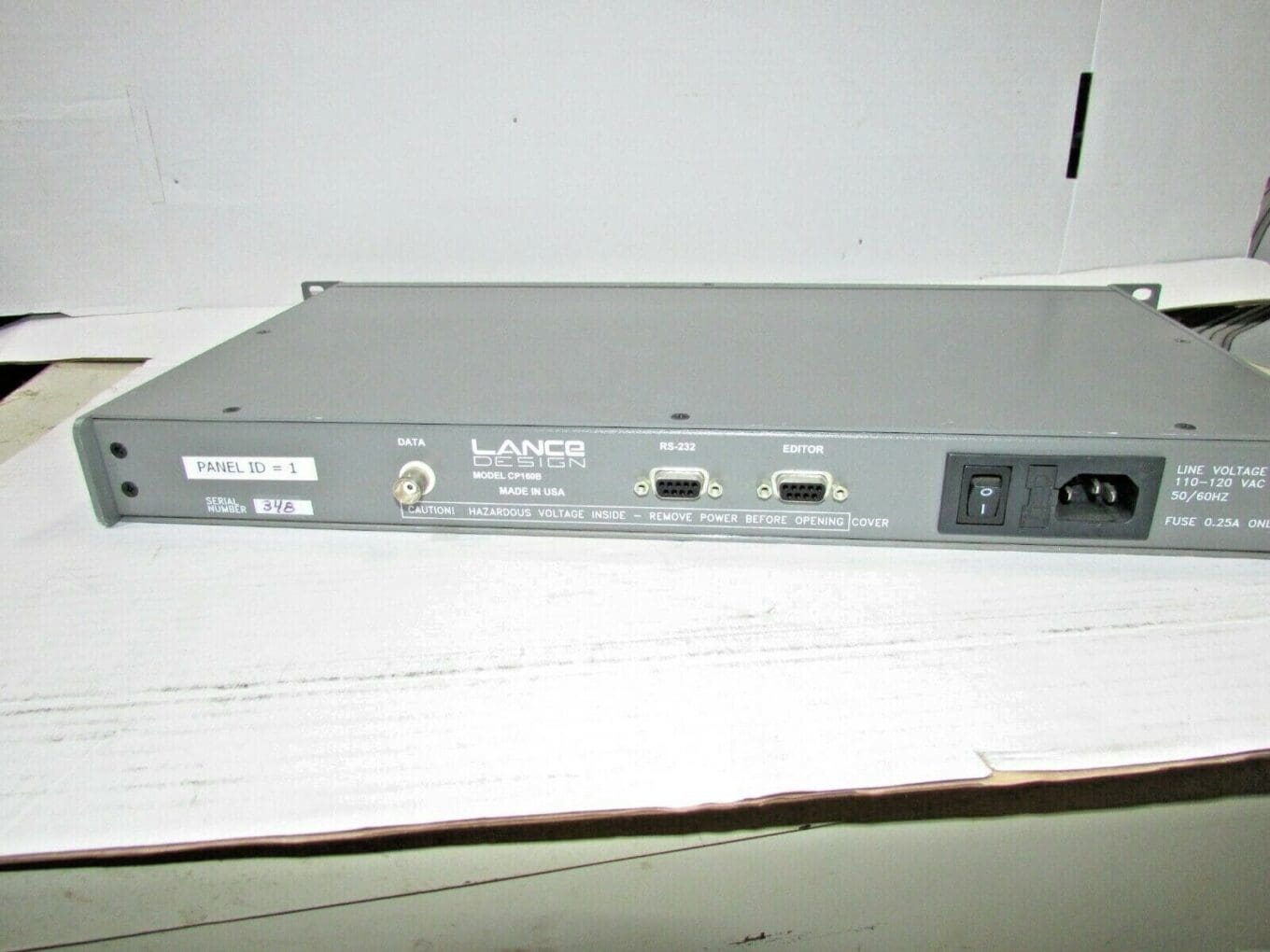 Lance Design RS232 Remote TBC System Model Cp160B - ZOMBIE COMPONENTS