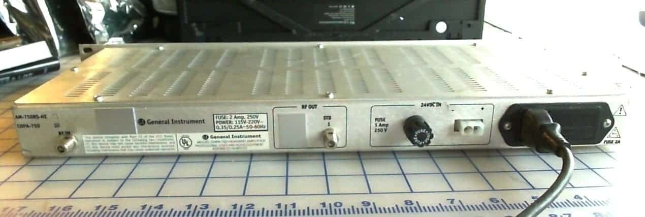 Jerrold General Instrument Am-750RS-He 750MHZ Headend Post Amplifier ...