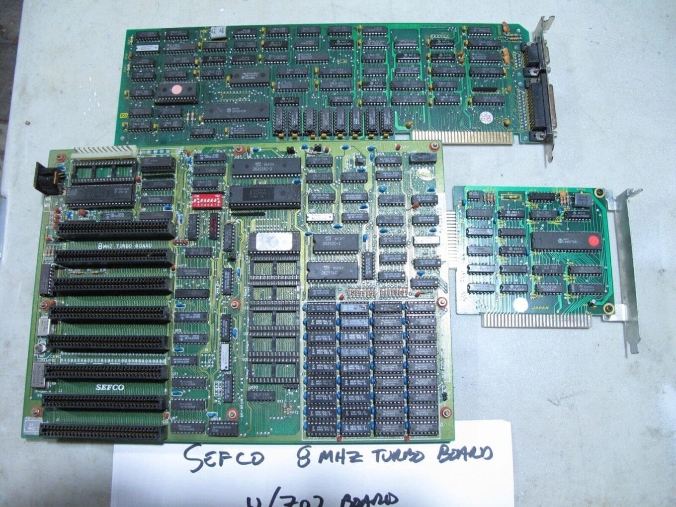 IBM Sefco 8MHZ Turbo Board With Z02 Board – ZOMBIE COMPONENTS