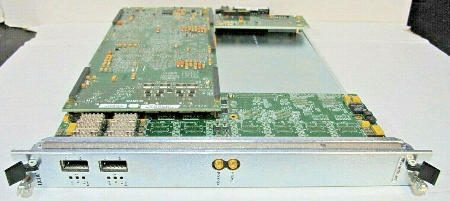 Ixia Optixia Lsm10gxm2xp-01 10 Gigabit Ethernet 2 Port Module, 800MHZ ...
