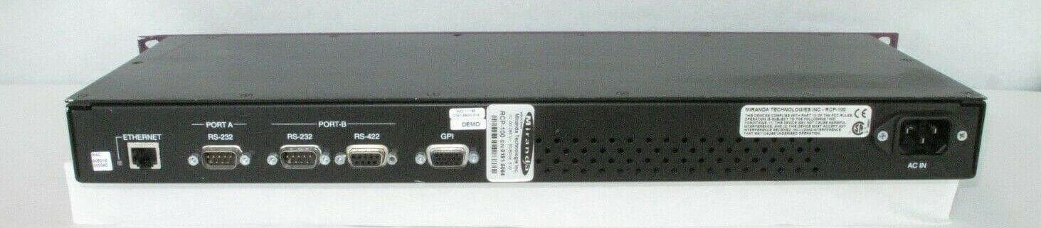 Miranda Rcp-100 Remote Control Panel – ZOMBIE COMPONENTS