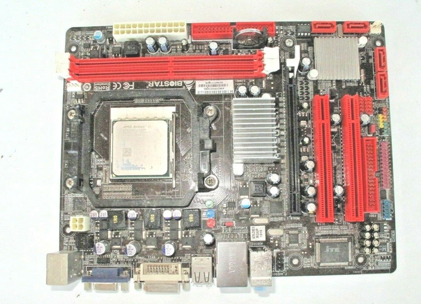 Biostar H102127996 Motherboard With an Amd Athlon 2 CPU – ZOMBIE COMPONENTS