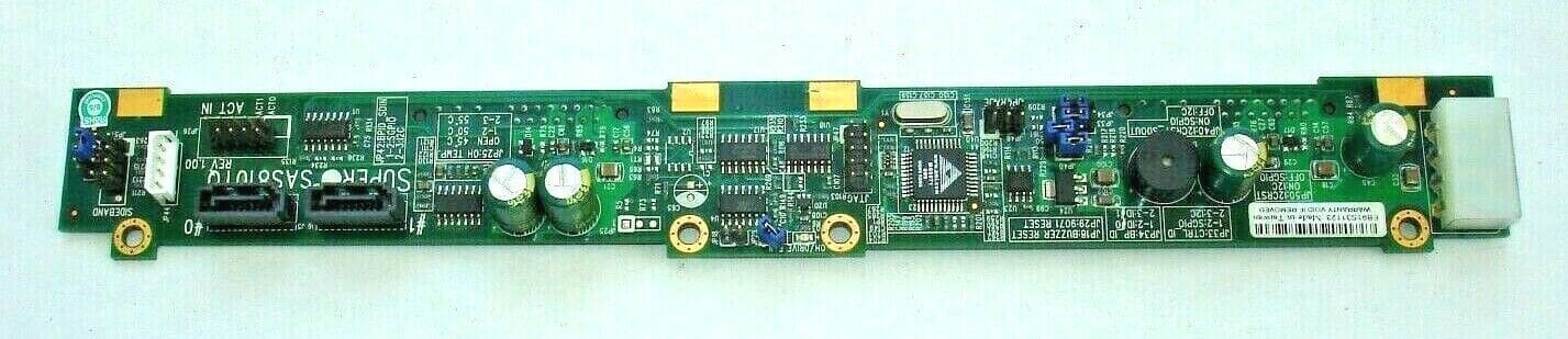 2 Super Sas810tq Rev. 1.00 Used Backplane Circuit Board - ZOMBIE COMPONENTS
