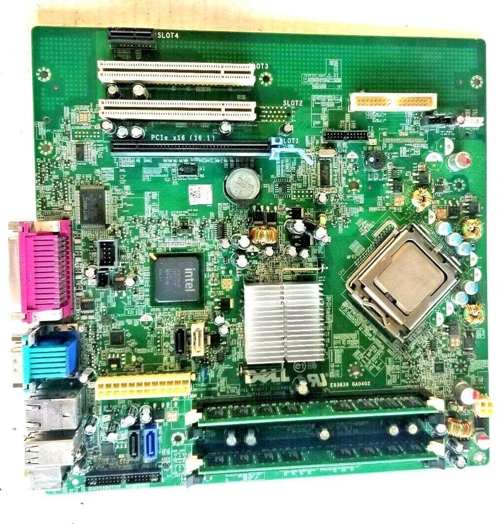 Dell Optiplex 760/780/790 0g214d Motherboard + Intel 2.66ghz Slapb CPU ...