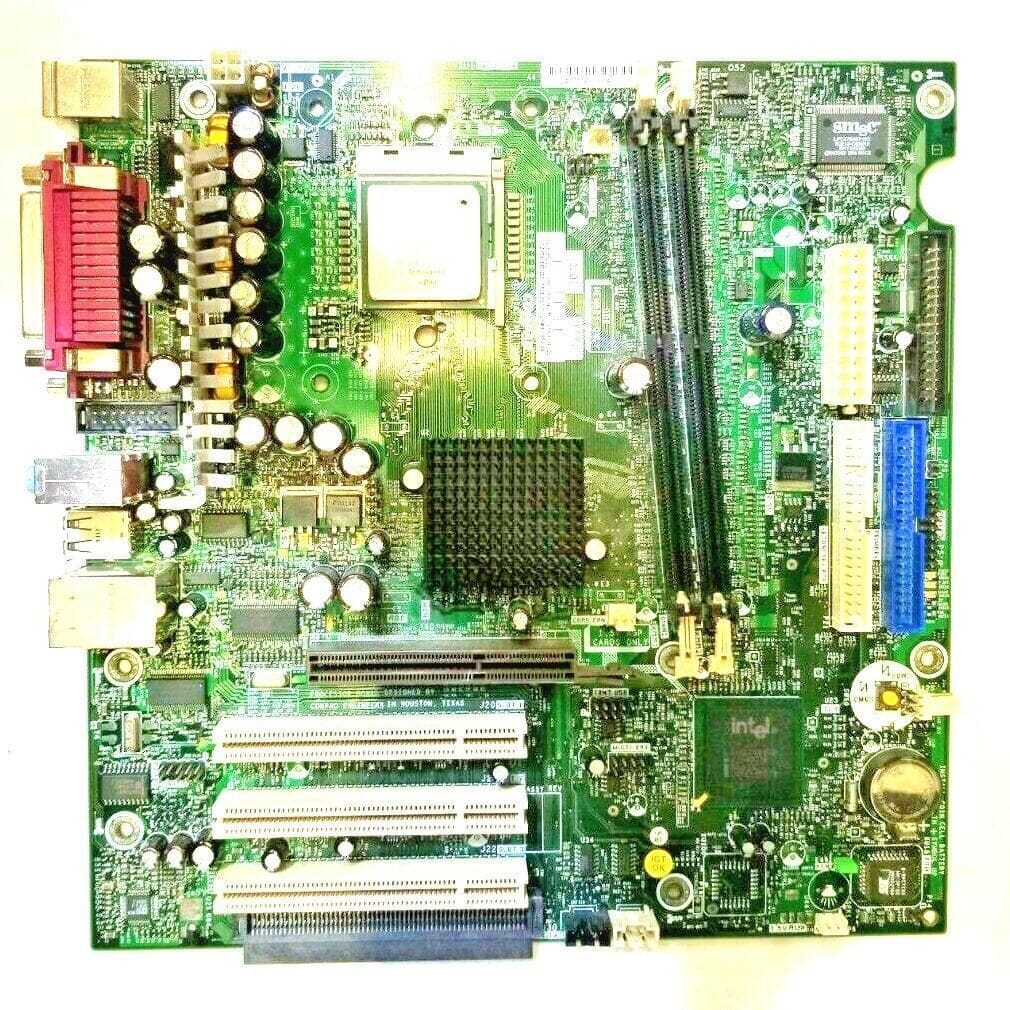 Compaq 283983-001 Motherboard + 1.8ghz Intel Pentium 4 Sl5vj CPU ...