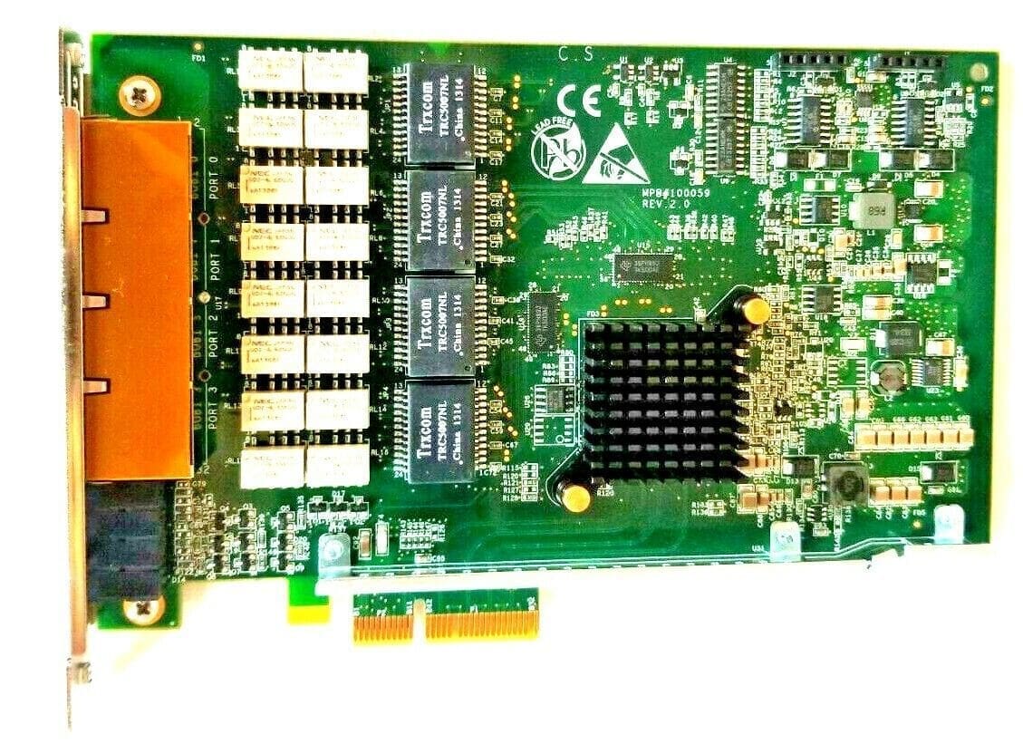 Riverbed 410-00047-01 Rev. 2.2 Quad Port Pci-E Gigabit Bypass Card ...