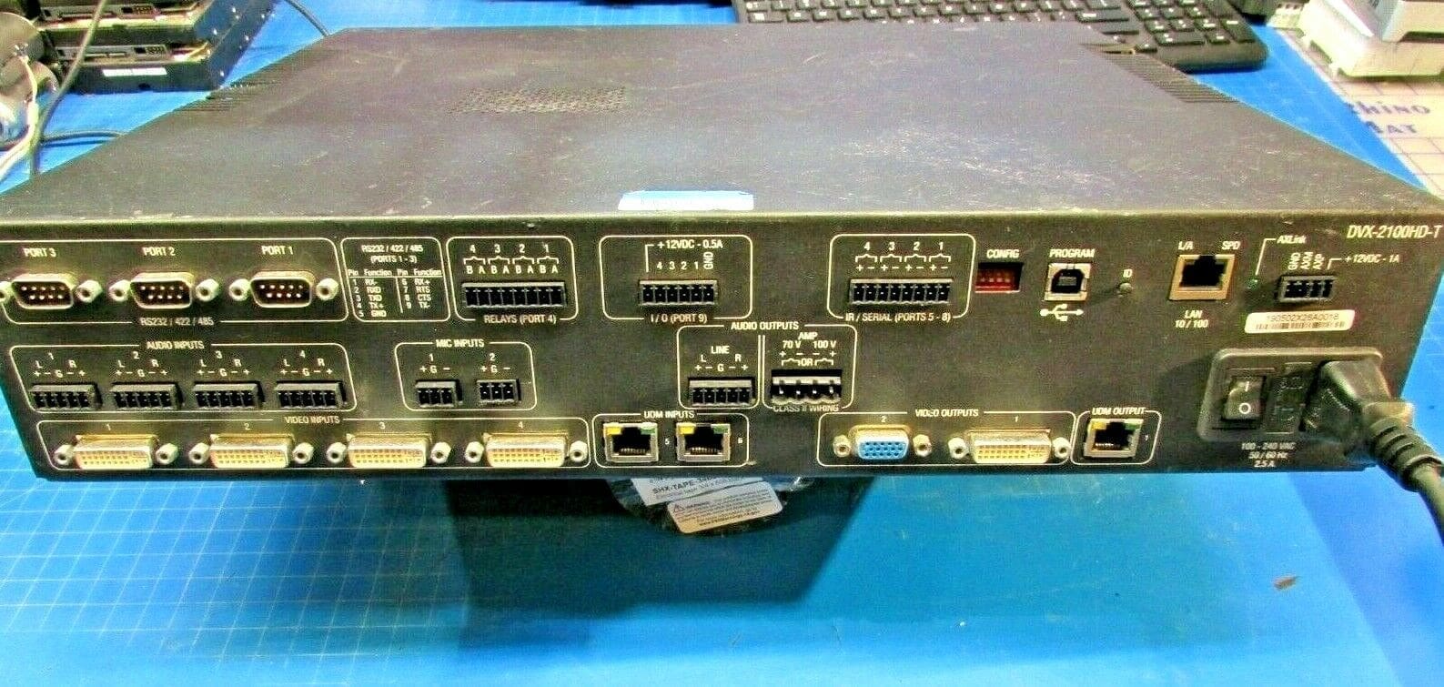 Amx Enova 6x2 All-In-One Presentation Switcher Dvx-2100HD-T - ZOMBIE ...