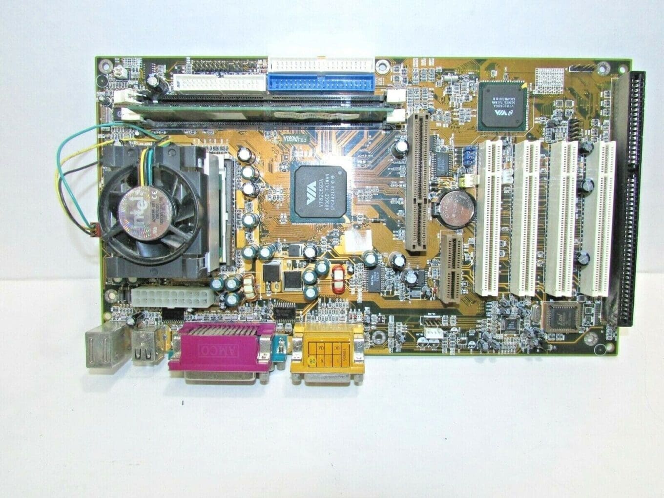 Future Power Socket 370 Motherboard Fp-va693a With CPU +64MB Ram ...