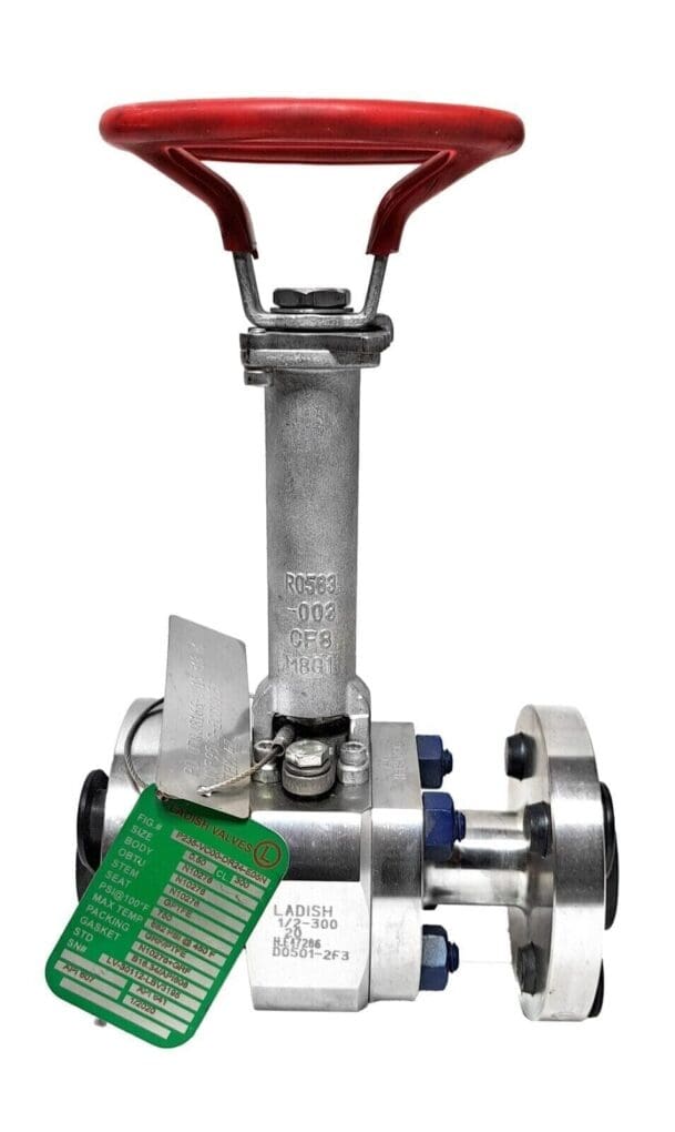 Ladish 1/2" Hastelloy Ball Valve API 607, API 641 Class 300 Fire Safe ...