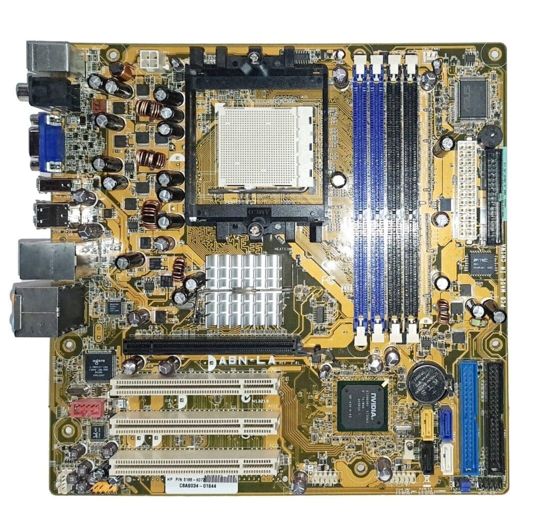 HP 5188-6072 Asus A8n-la Motherboard Socket 939 - ZOMBIE COMPONENTS