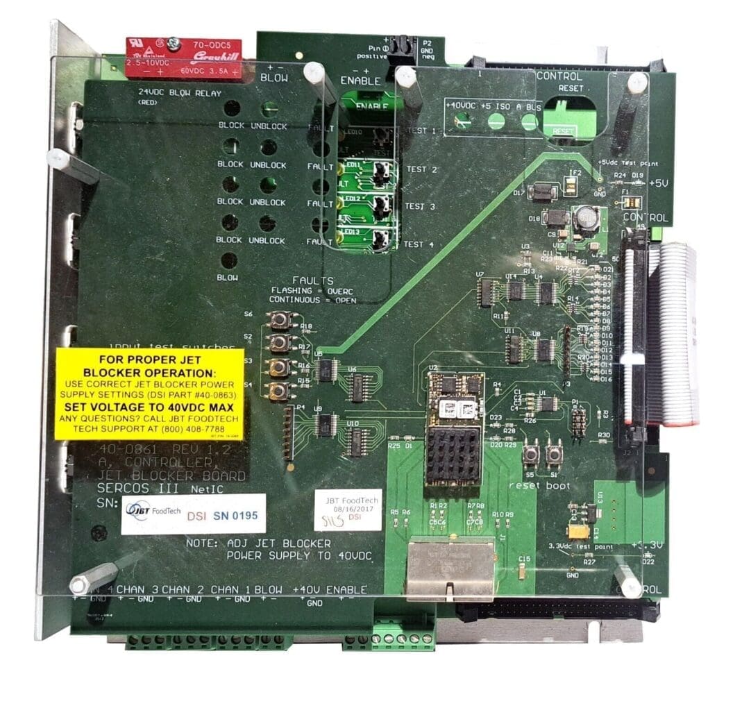 Jbt Corp. 40-0147, Jet Blocker 40-0861 Waterjet Controller for Dsi 800 ...