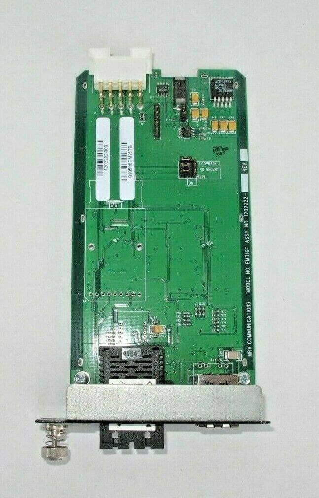 Mrv Em316f/S1 Network Management Module - ZOMBIE COMPONENTS
