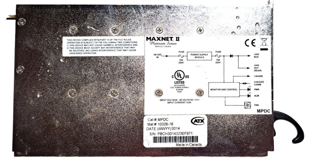 Atx Maxnet II Mpdc, 10326 PSU Power Supply - ZOMBIE COMPONENTS