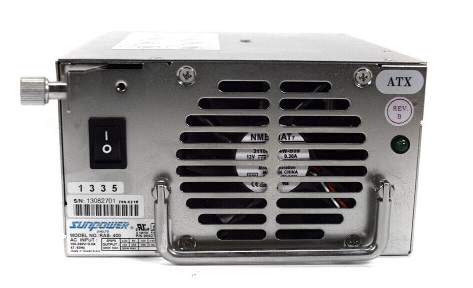 Sunpower Ras-400 Hot-Swap Atx Power Supply Unit 969271-102 - ZOMBIE COMPONENTS