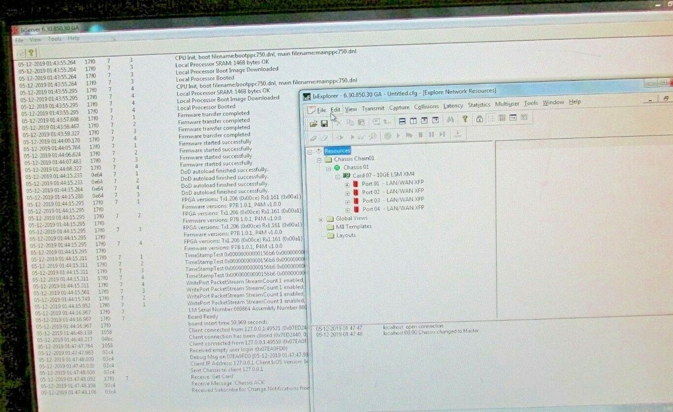 Ixia Lsm10gxm4-01, 10 Gigabit Ethernet Load Module, 4-Port LAN/WAN - ZOMBIE COMPONENTS