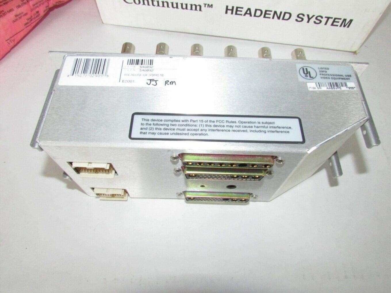 Scientific Atlanta 546092 Modulator Rear Interface Module 9804C ...