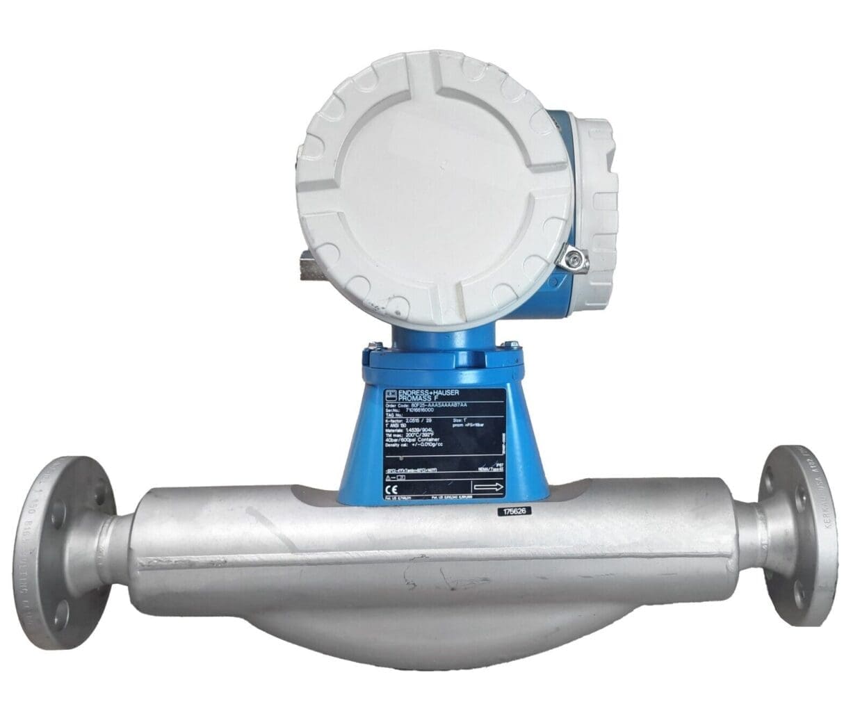 Endress + Hauser Promass 80F 904L Flowmeter 80f25-aaasaaaab7aa, 80f25 - ZOMBIE COMPONENTS