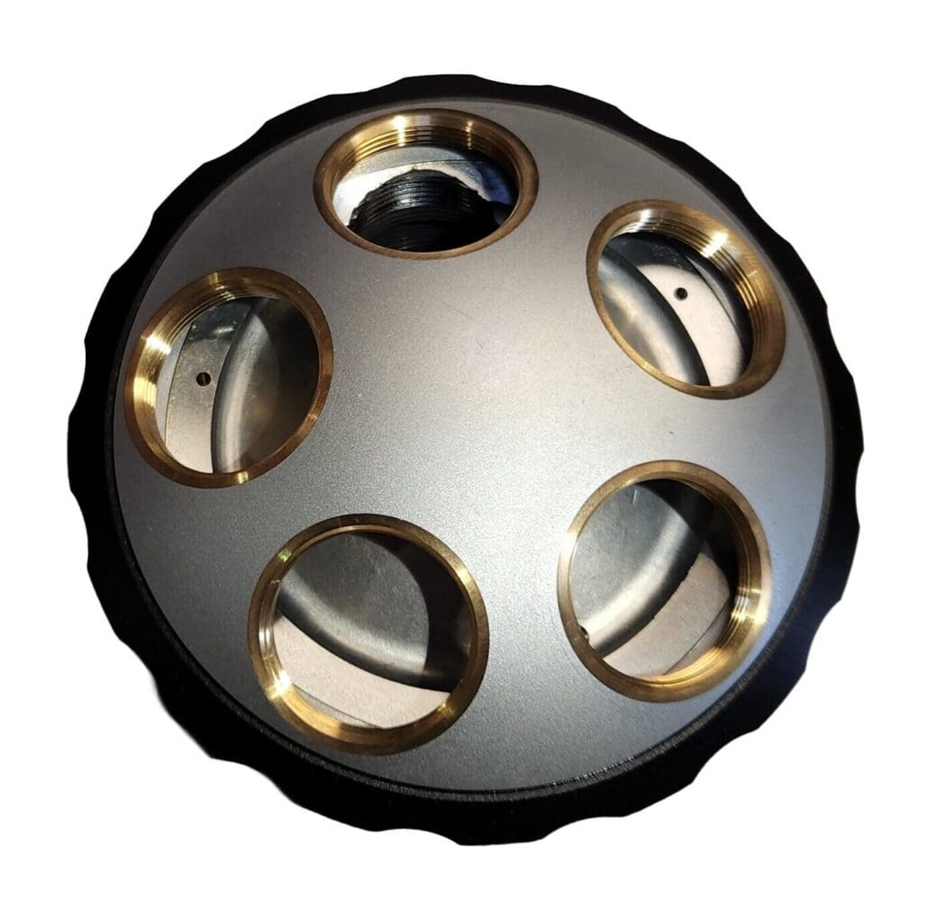Olympus Microscope Objective Turret 5 Place W/Nose Piece for BH2 / Bh-2 ...