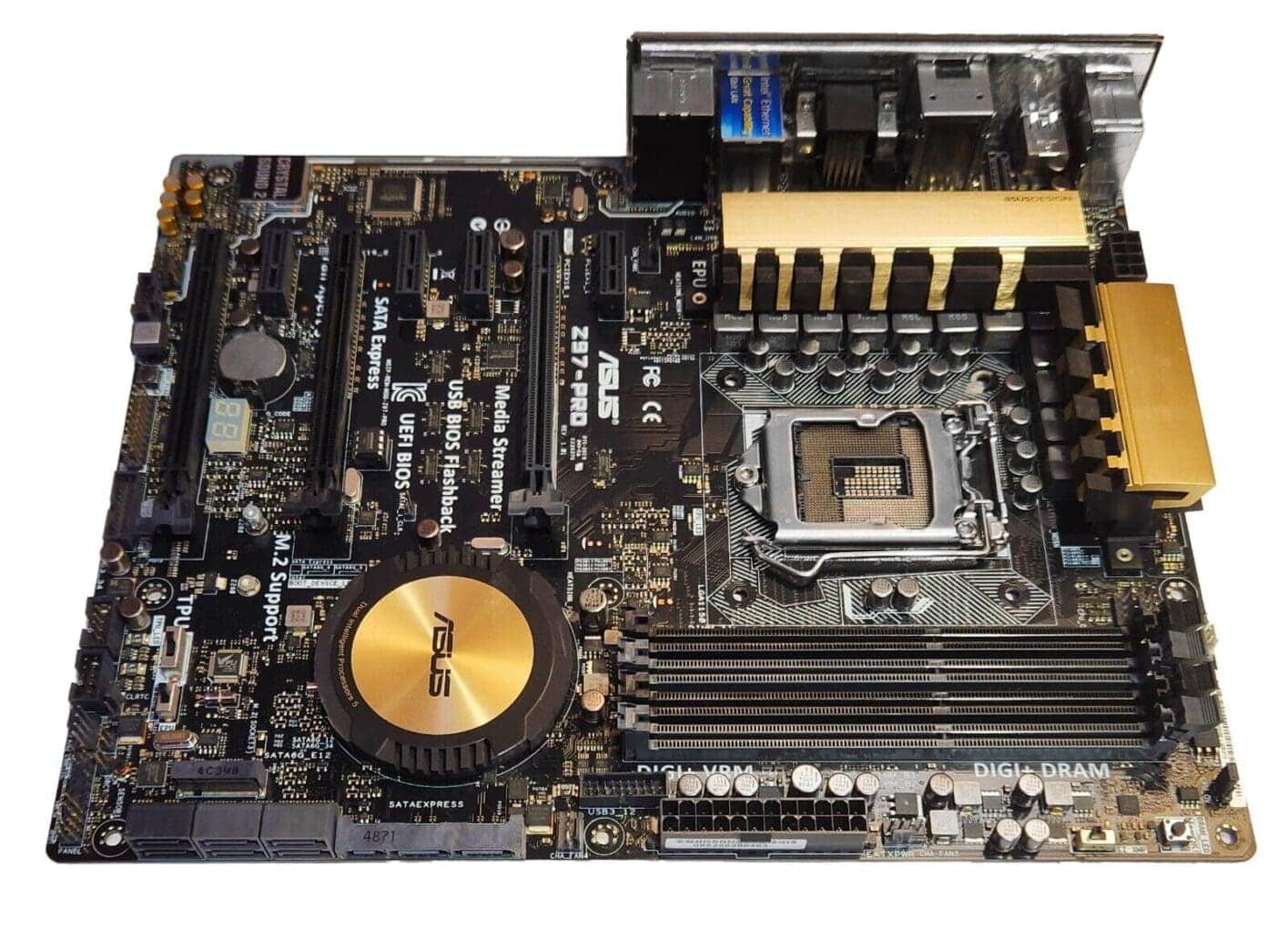Asus Z97-Pro LGA 1150/H3 Intel Z97 Motherboard + I/0 Plate – ZOMBIE ...