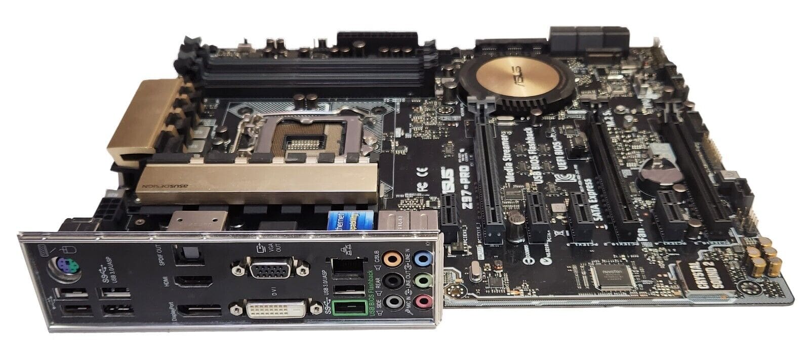 Asus Z97-Pro LGA 1150/H3 Intel Z97 Motherboard + I/0 Plate – ZOMBIE ...