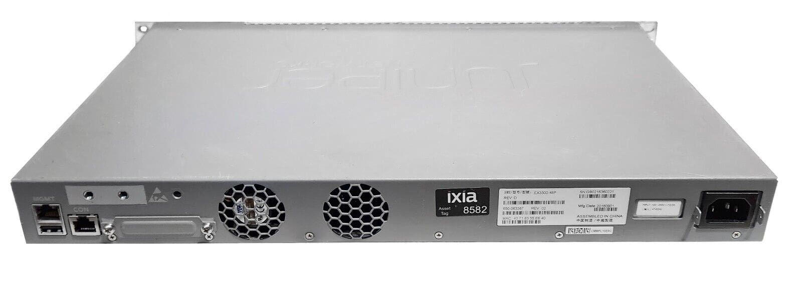 Juniper Networks EX3300 EX3300-48P 48-Port Gigabit Poe+ Switch - ZOMBIE ...