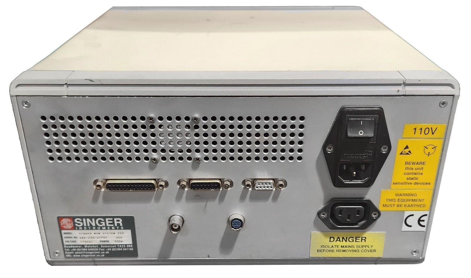 Singer Instruments Msm System 200 Control Console - ZOMBIE COMPONENTS